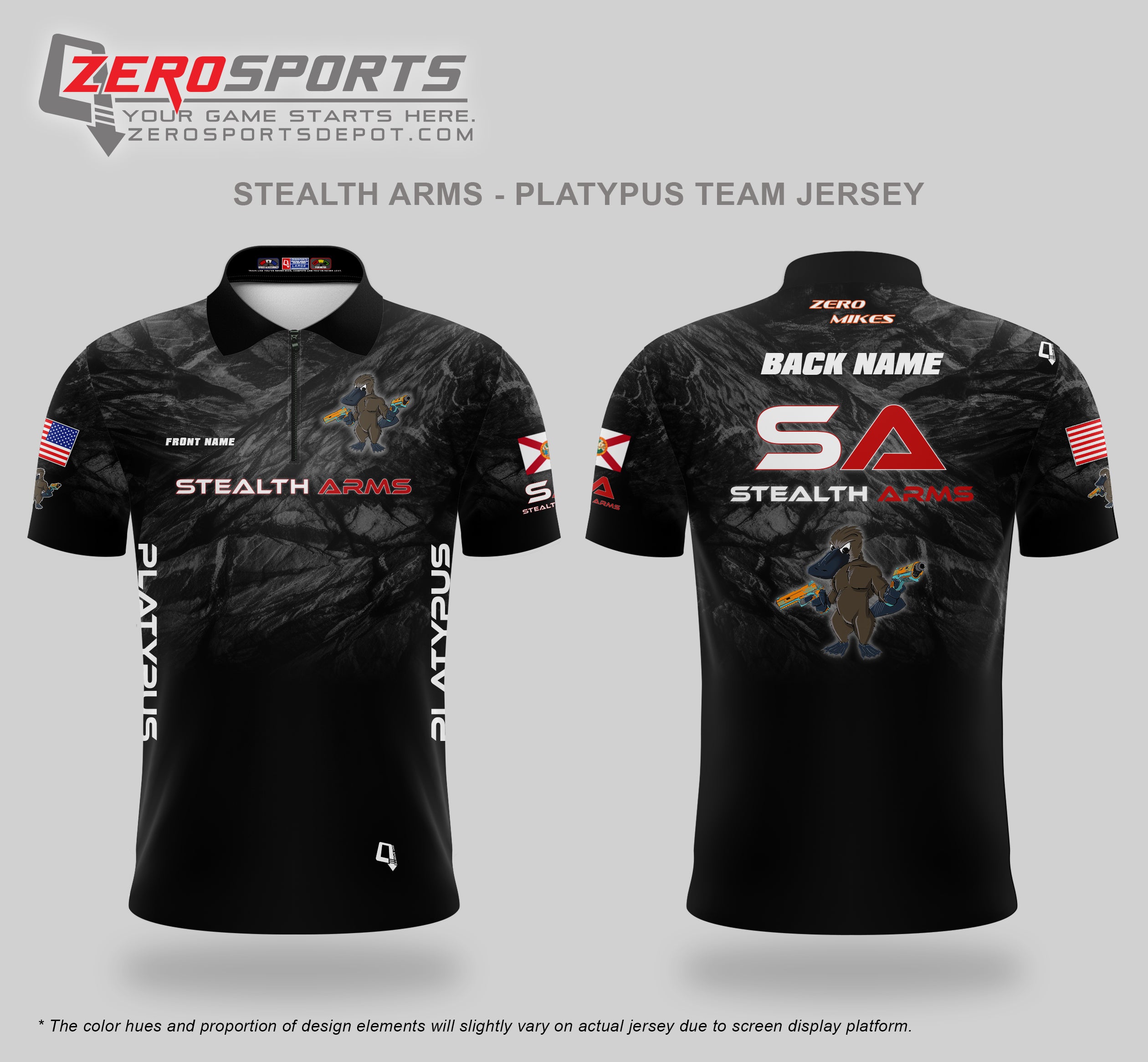 STEALTH ARMS - PLATYPUS TEAM JERSEY