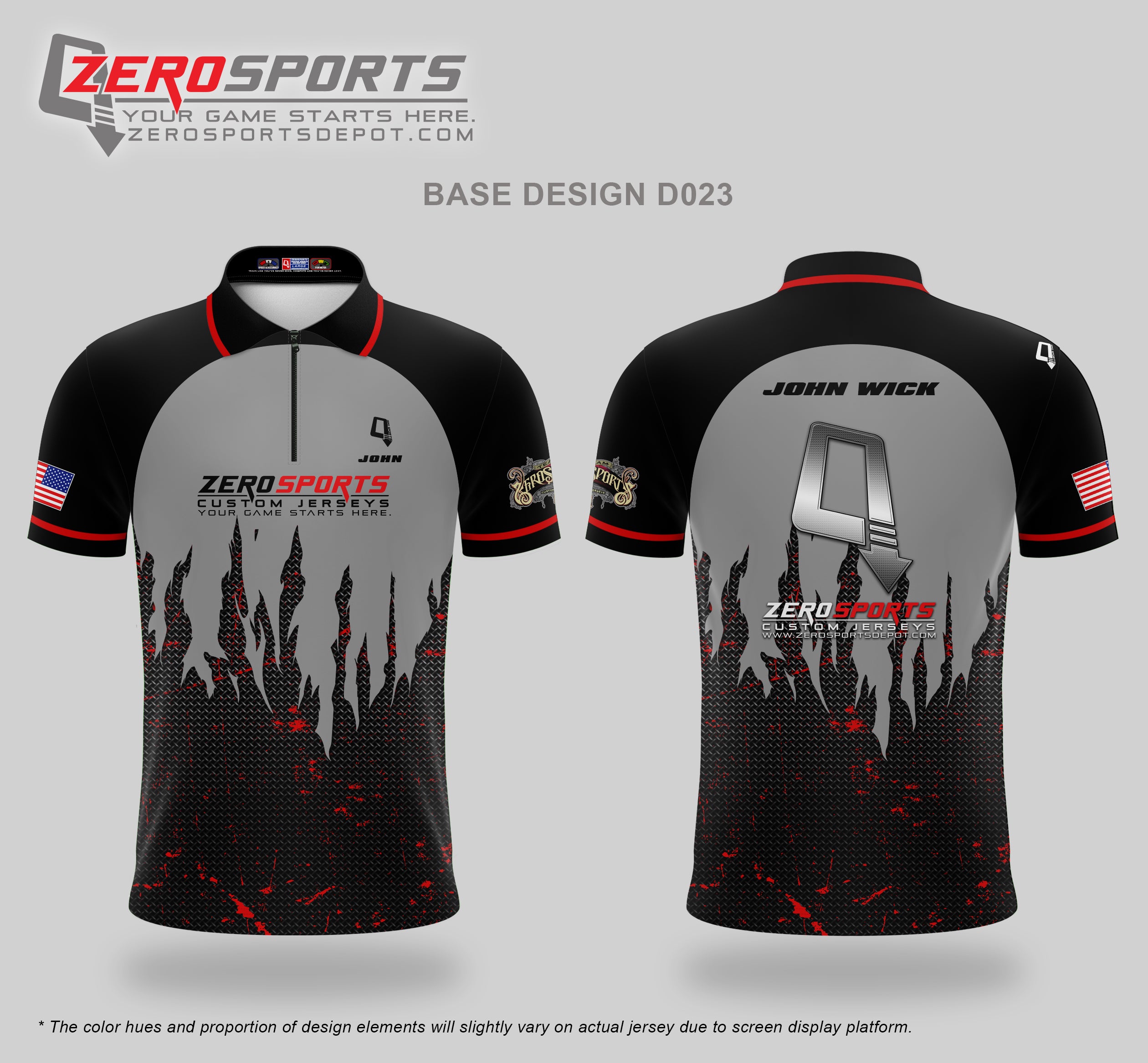 Custom Jersey Base Design #023