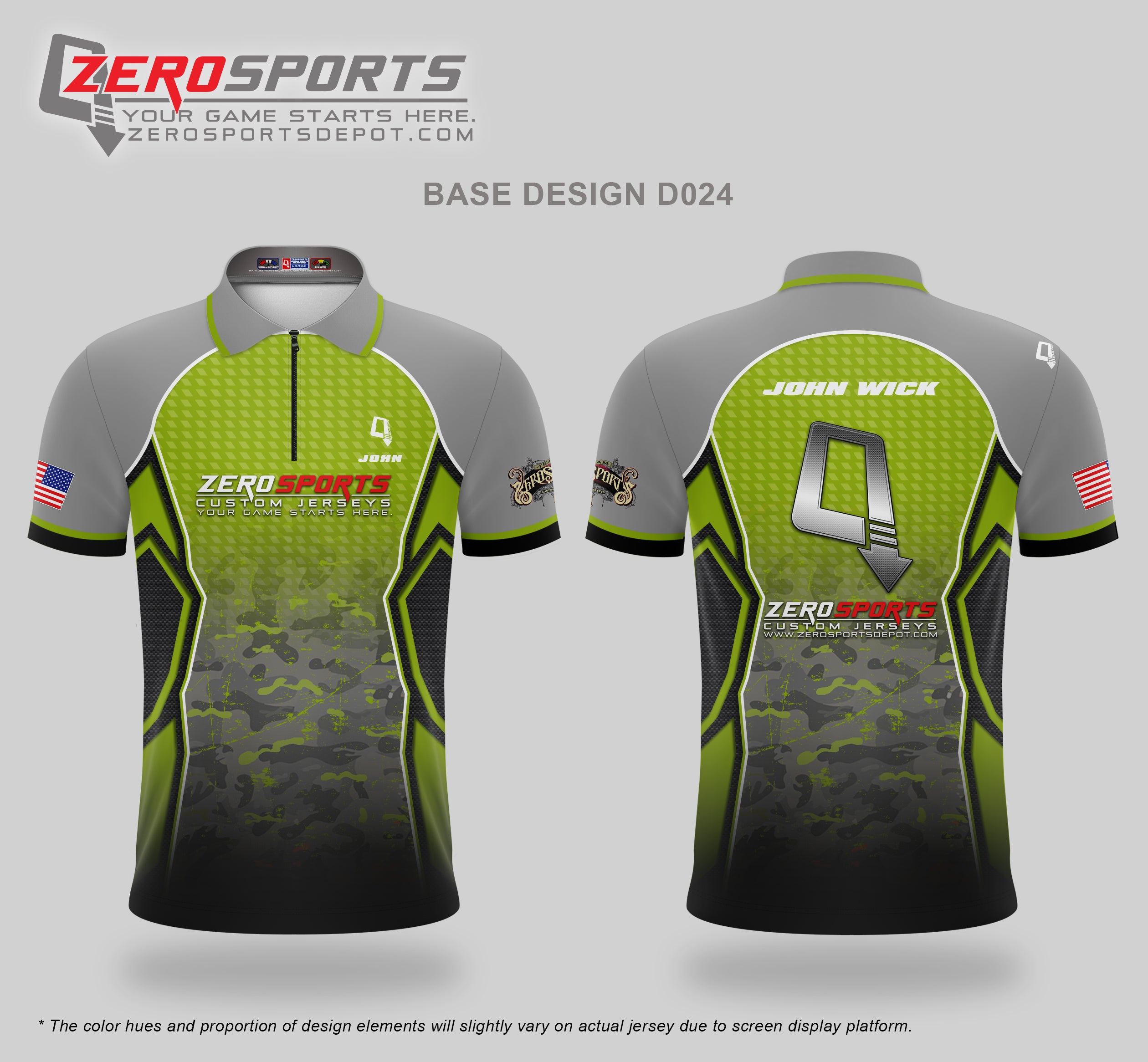 Custom Jersey Base Design #024