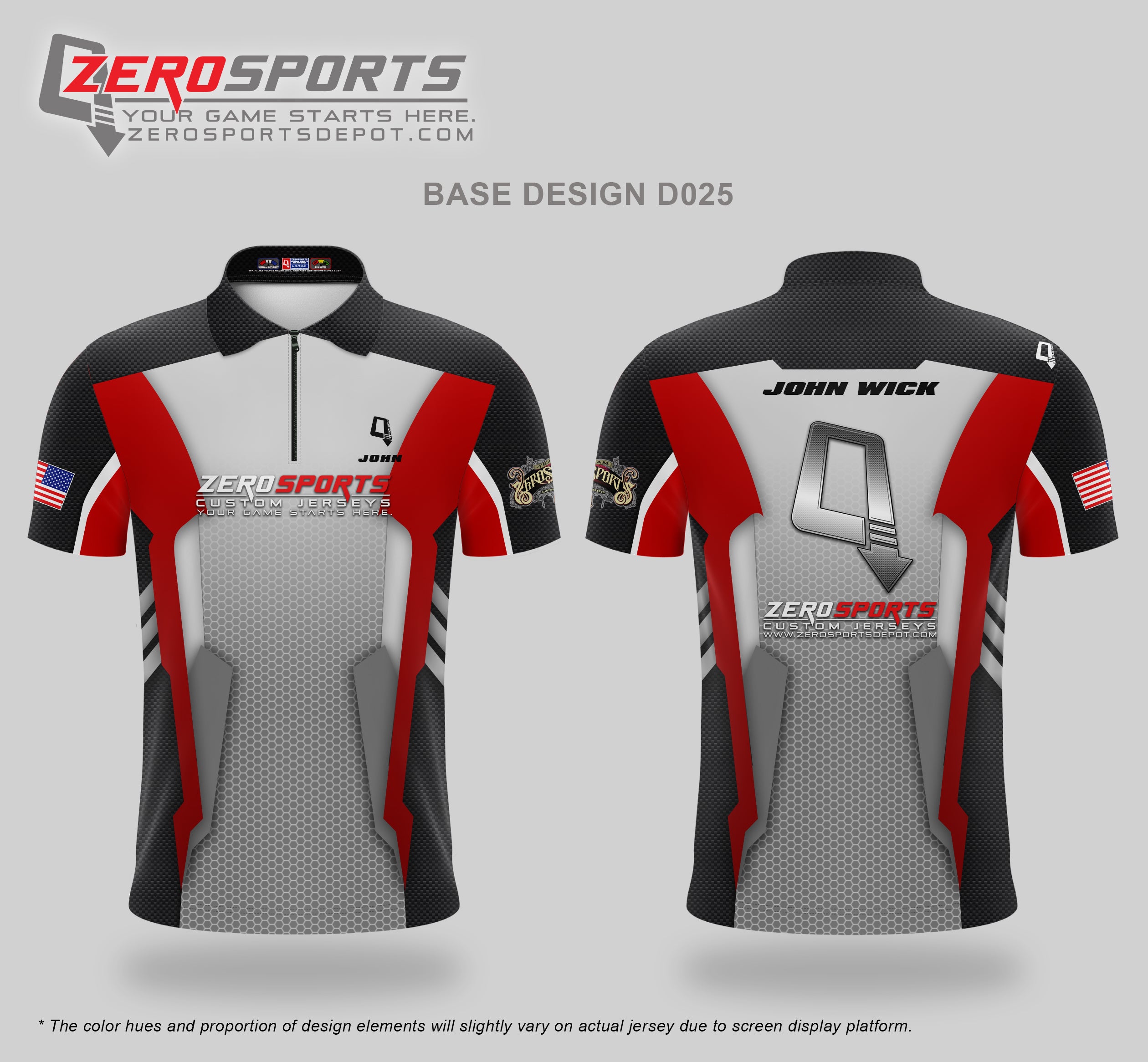 Custom Jersey Base Design #025
