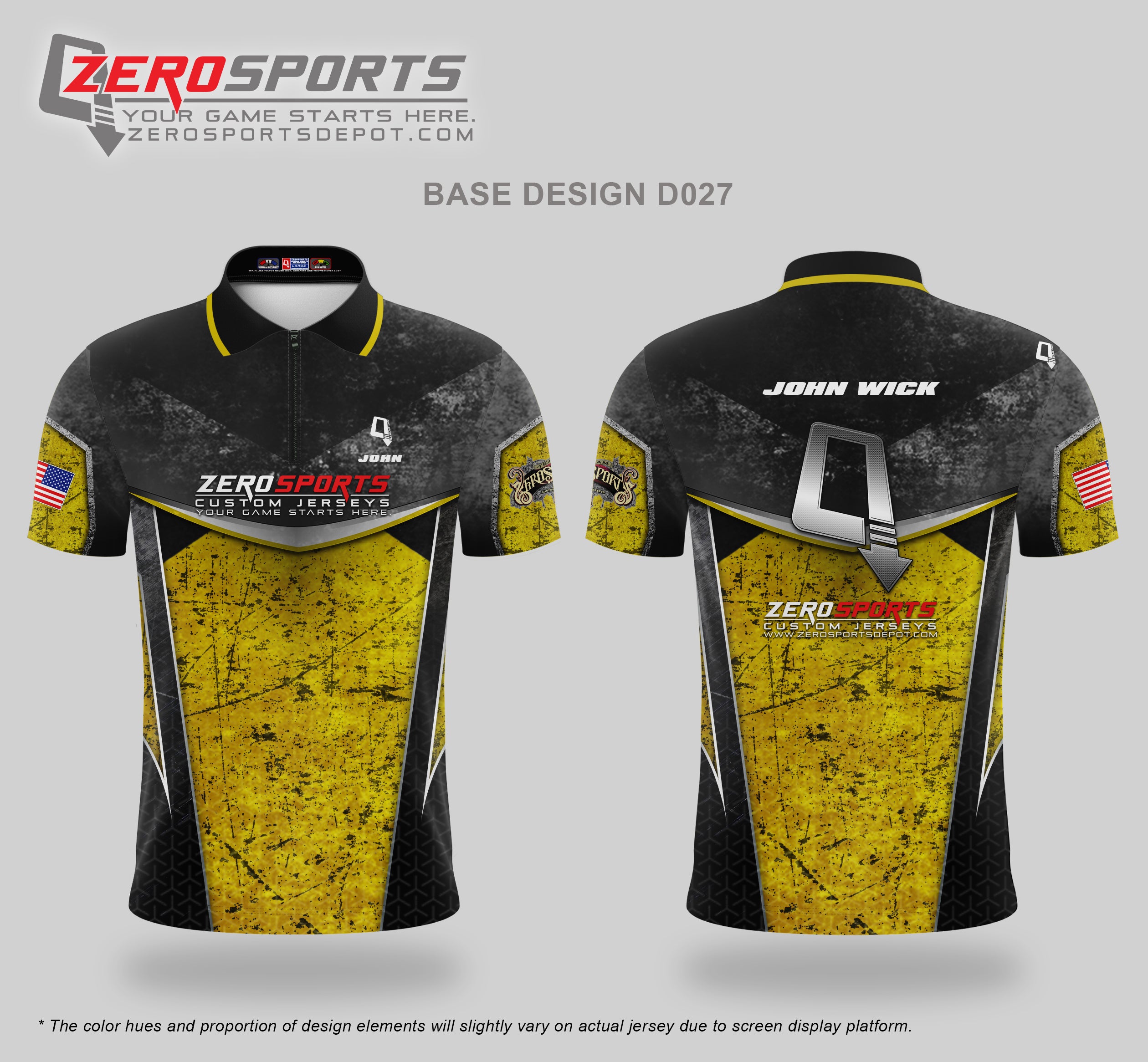 Custom Jersey Base Design #027