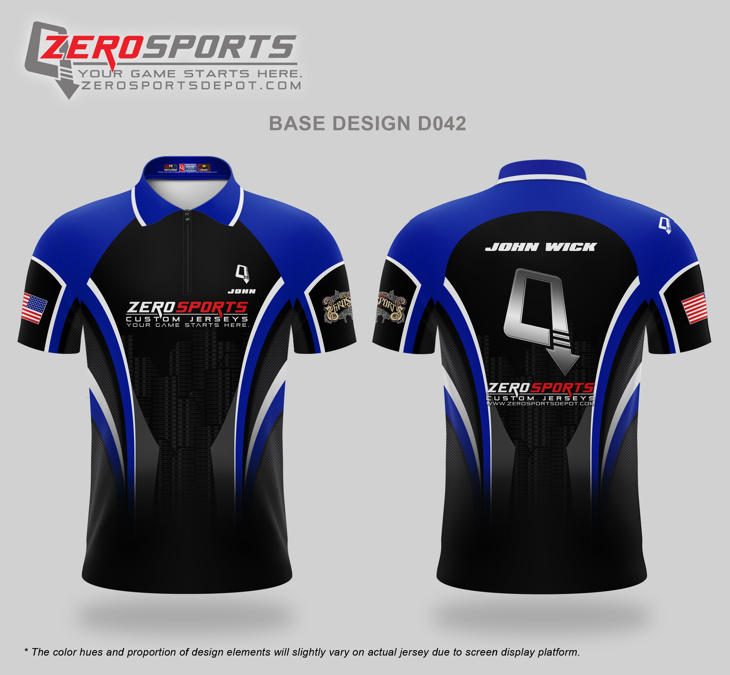 Custom Jersey Base Design #042