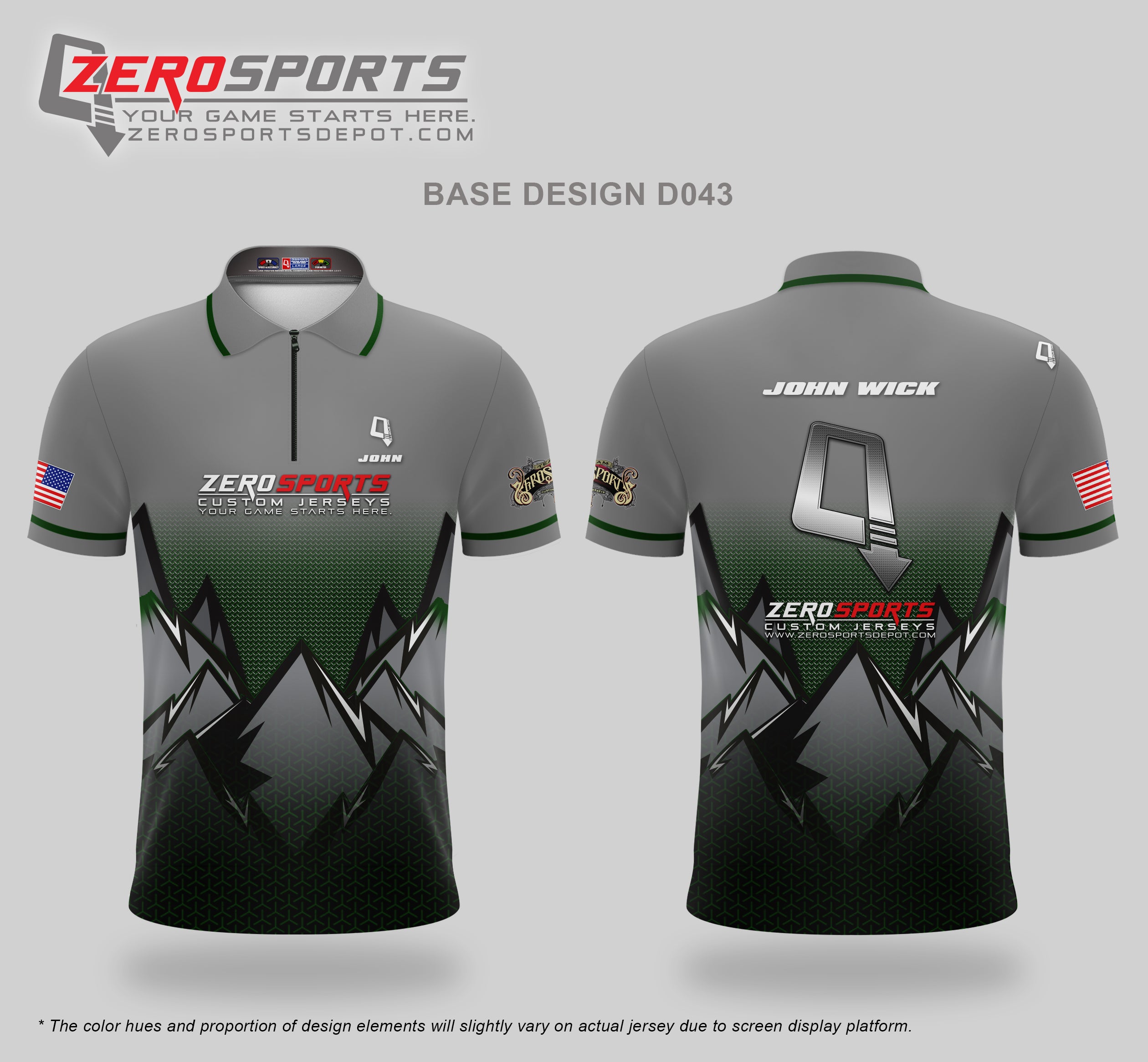 Custom Jersey Base Design #043