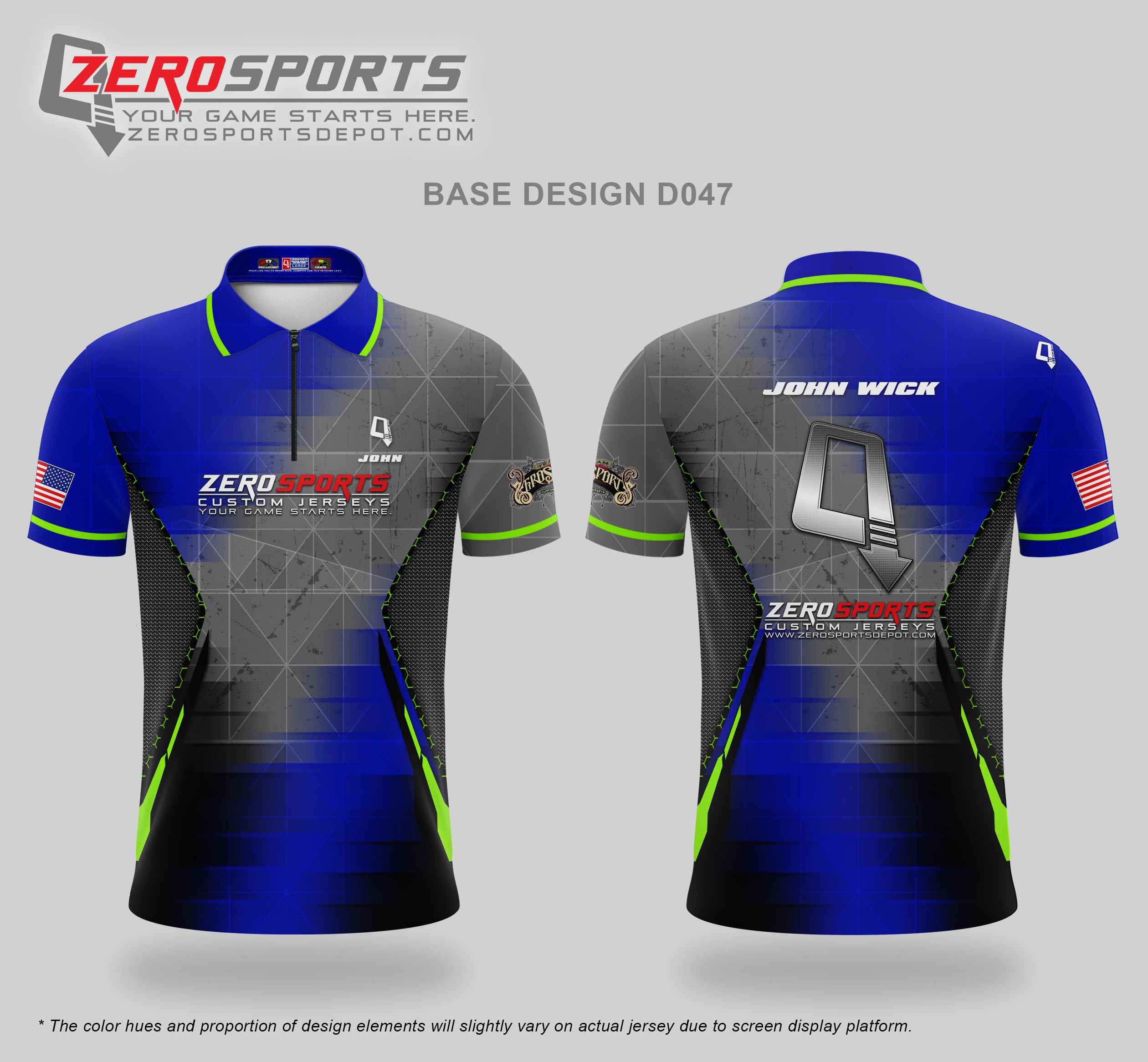 Custom Jersey Base Design #047