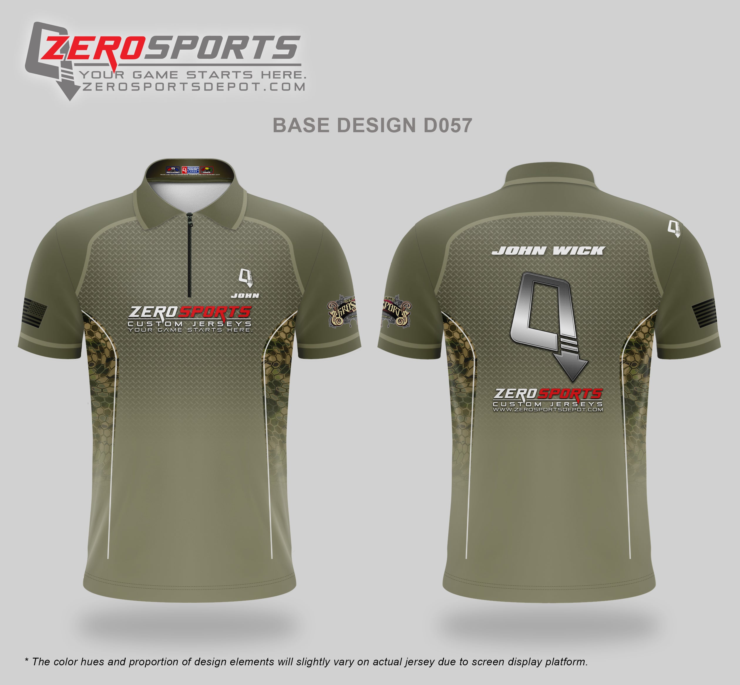 Custom Jersey Base Design #057