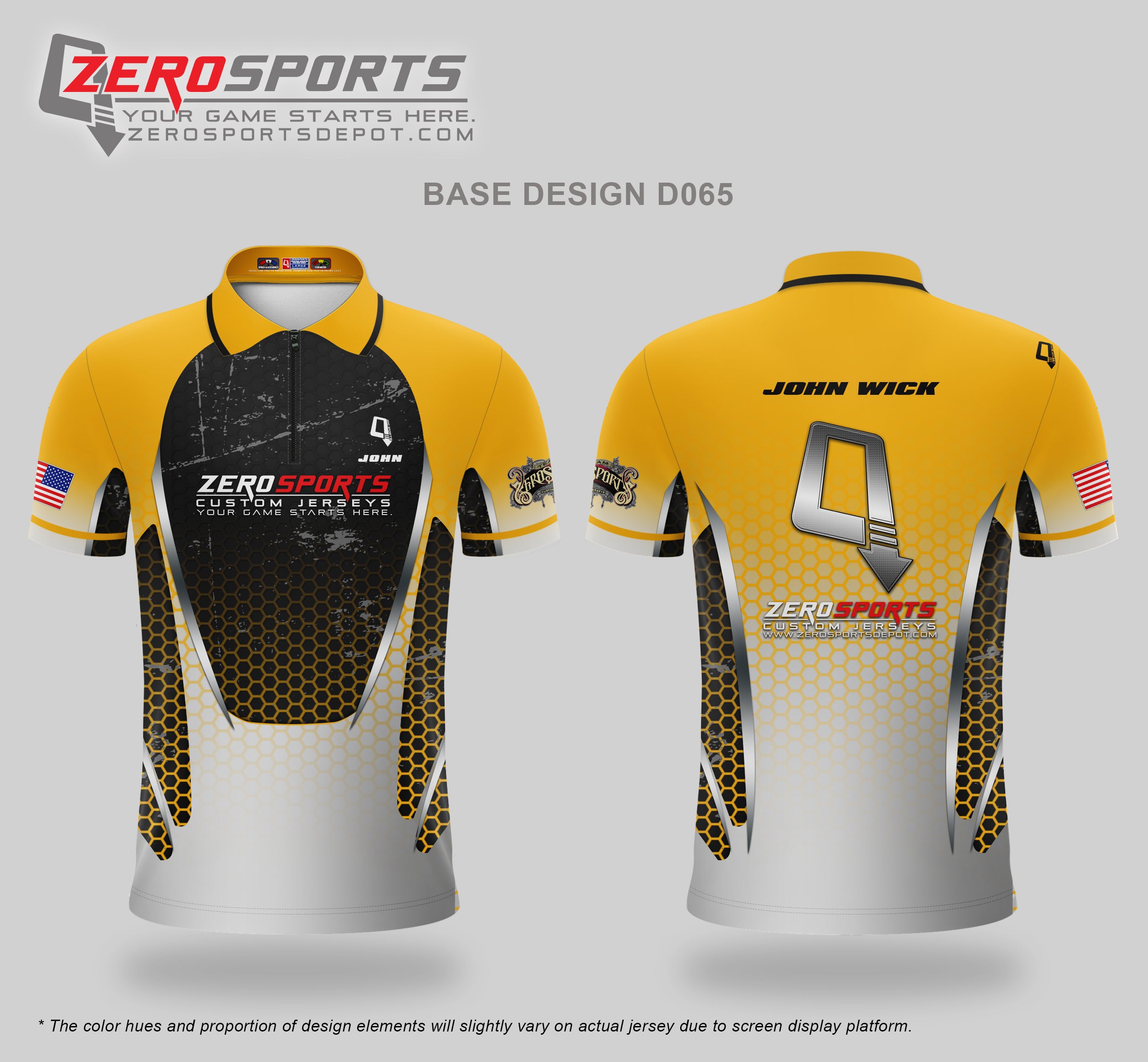 Custom Jersey Base Design #065