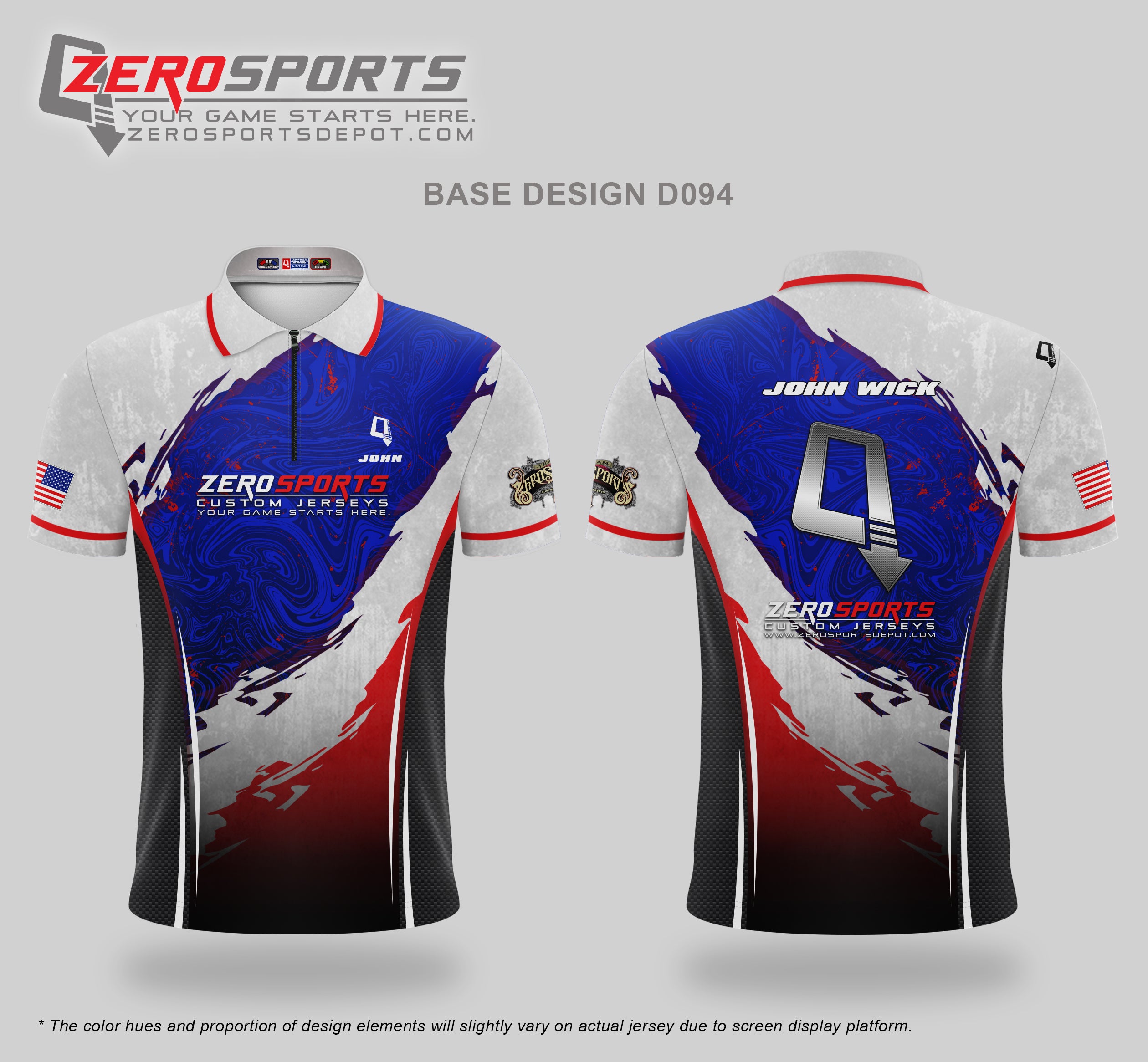 Custom Jersey Base Design #094