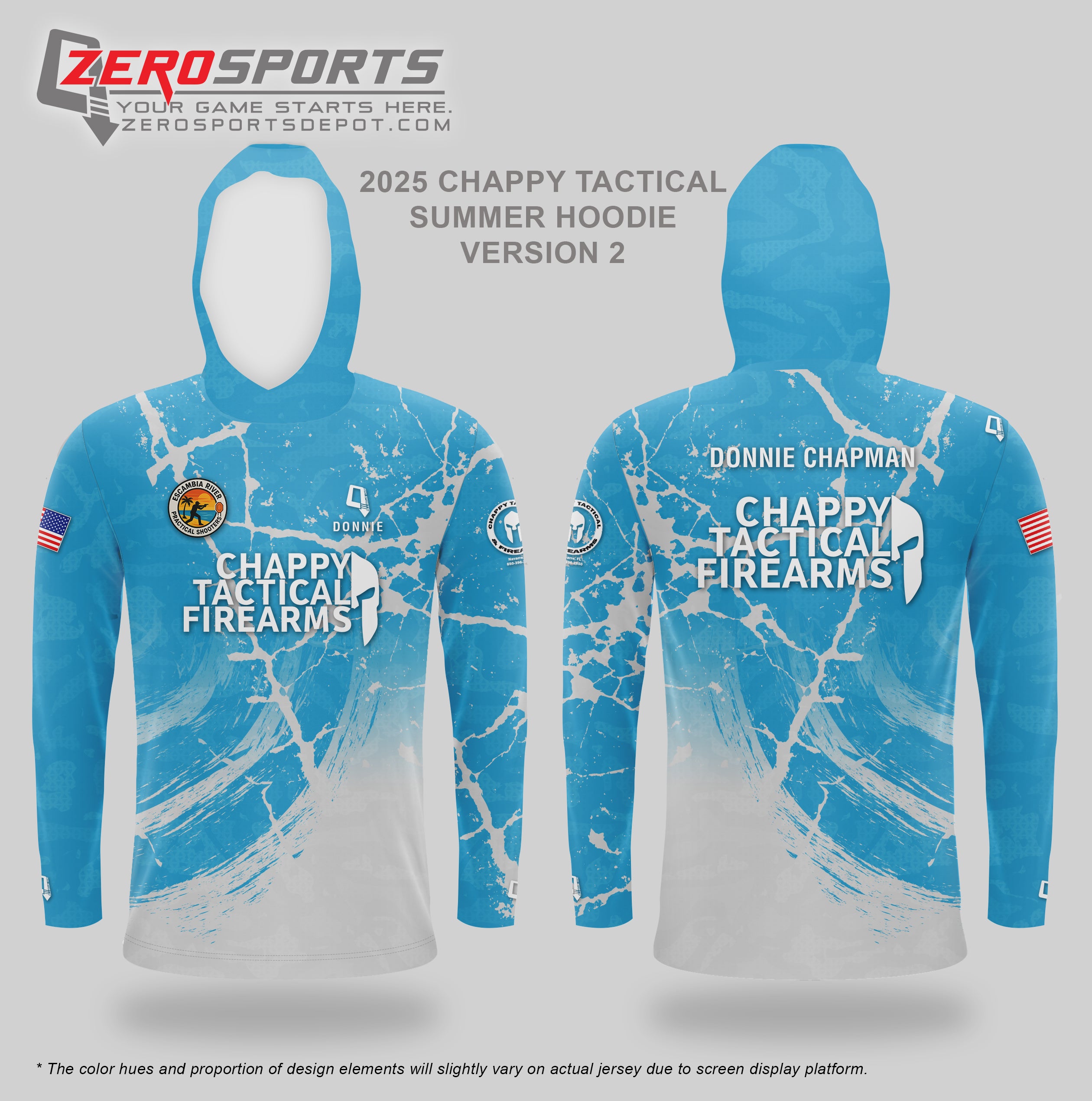 2025 Chappy Tactical Summer Hoodie Team Jersey Version 2