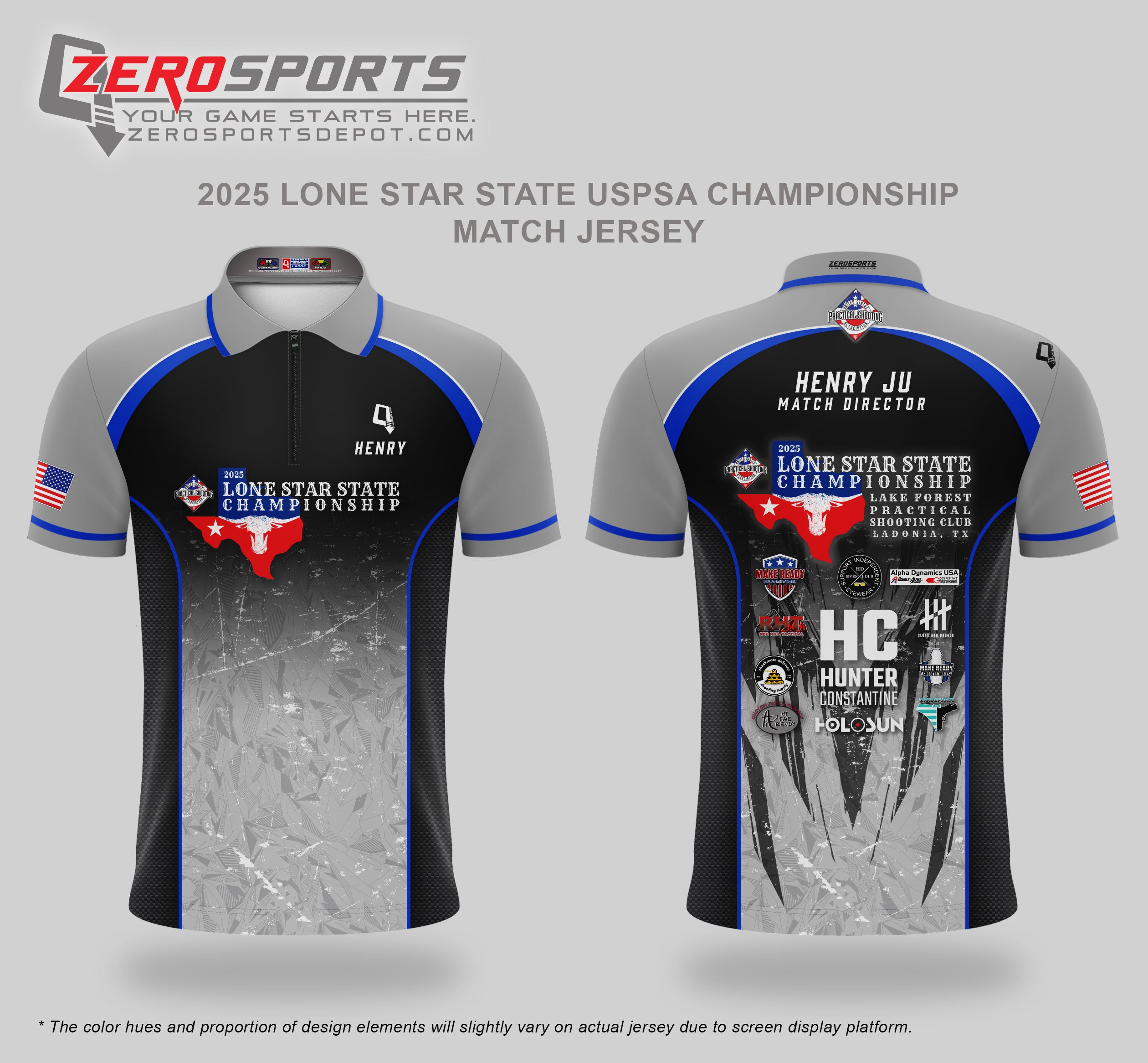 2025 Lone Star State USPSA Championship Match Jersey