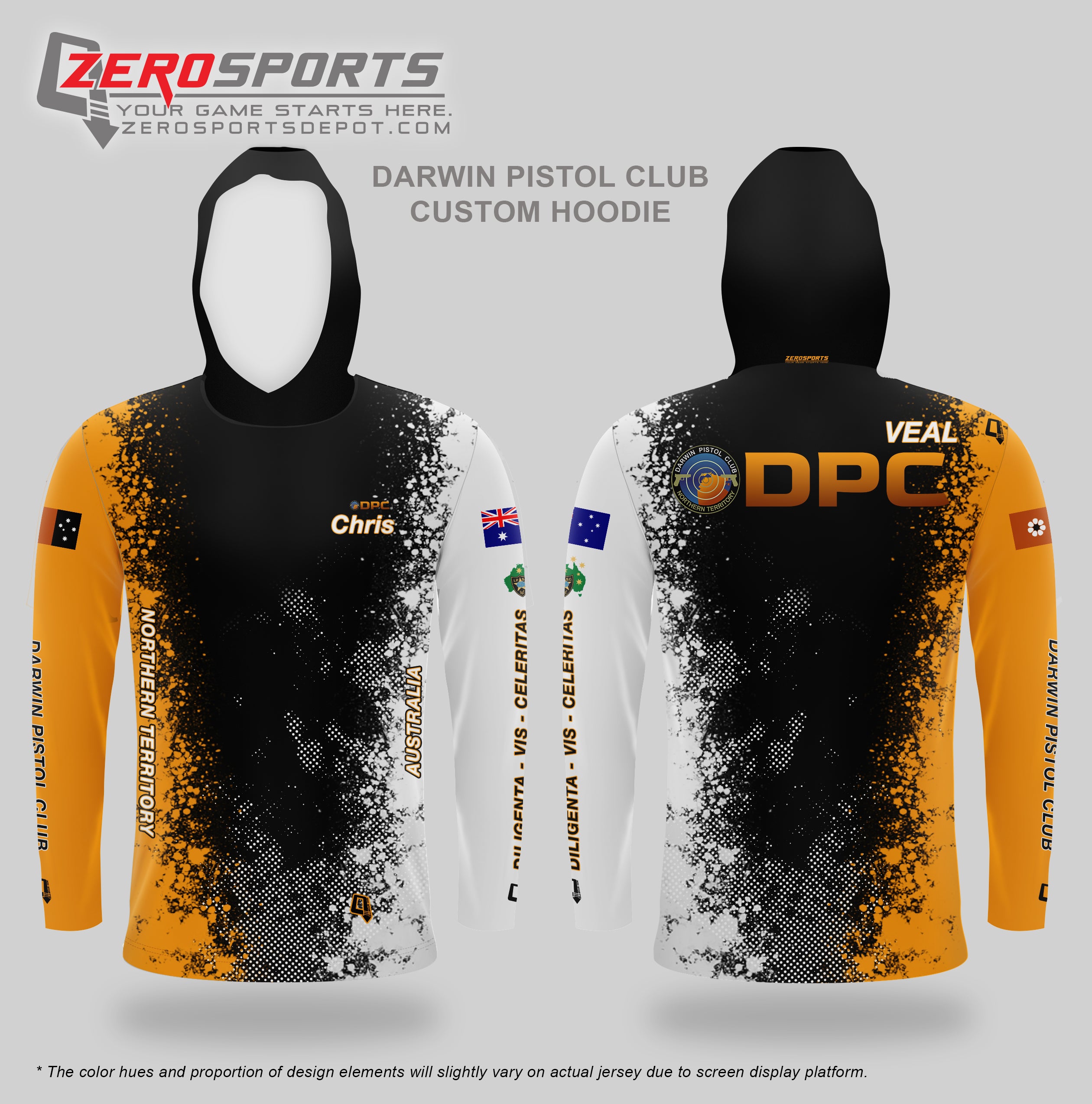 Darwin Pistol Club Jersey (Hex-Dri) Project Bundle (1pc D. Wriggleswor