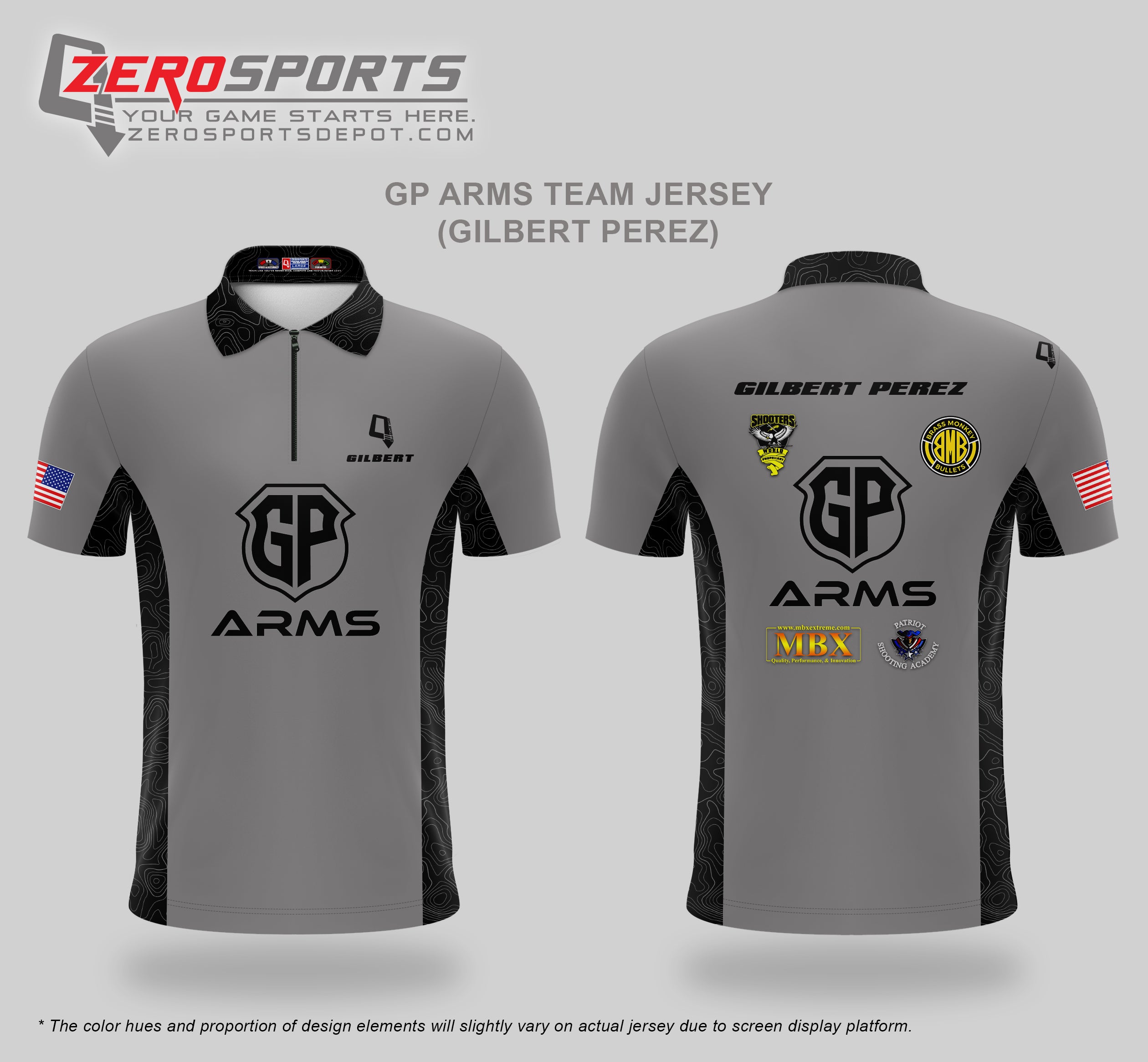 GP Arms (GRAY) Team Jersey Project Bundle